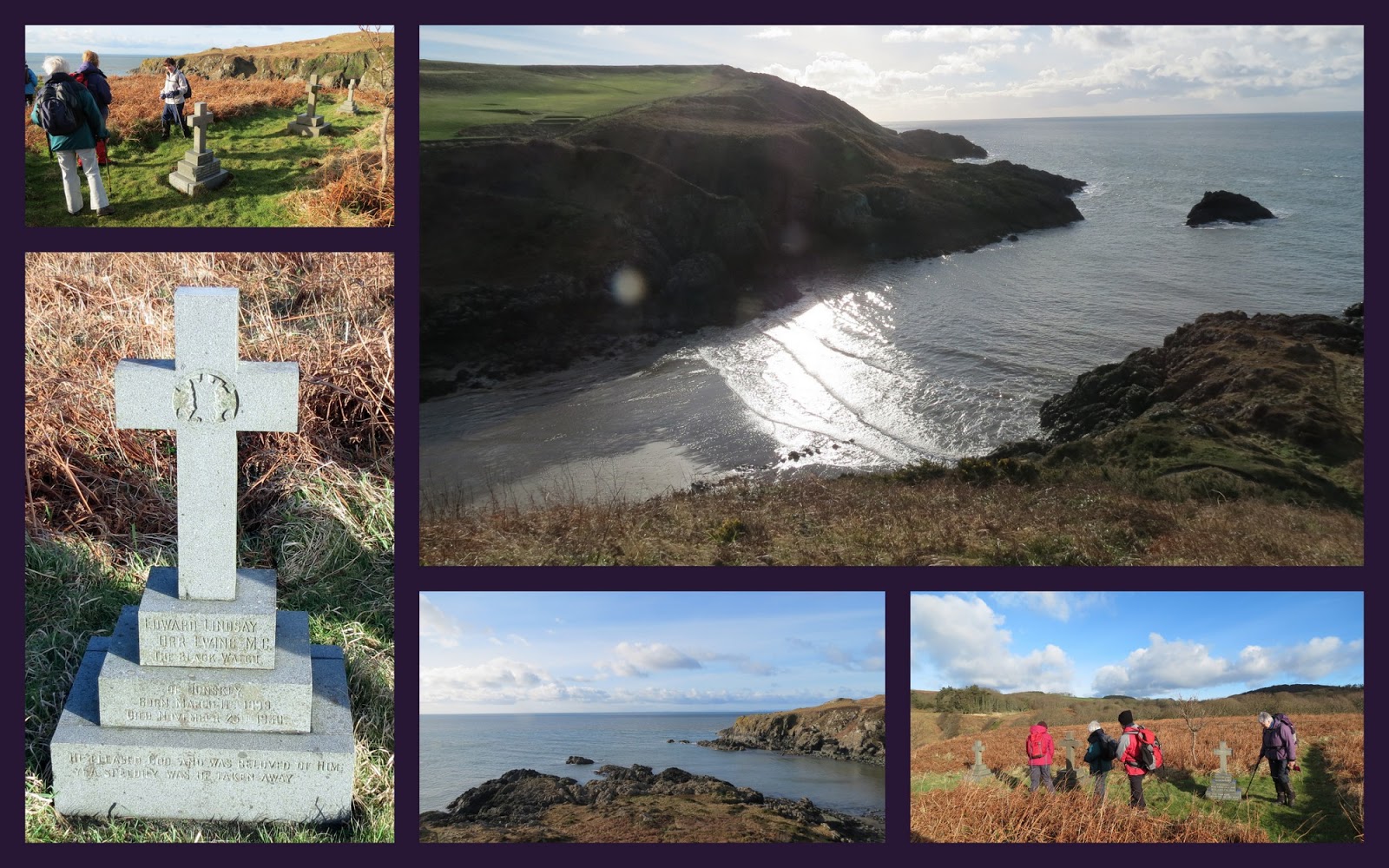 The Glebe Blog: Wigtownshire Ramblers Portpatrick Dunskey Killantringan ...