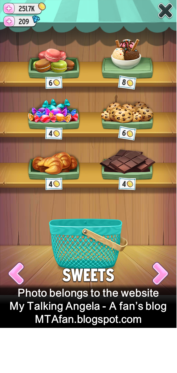 My Talking Angela - A Fan's Blog: The Groceries Store Version 2