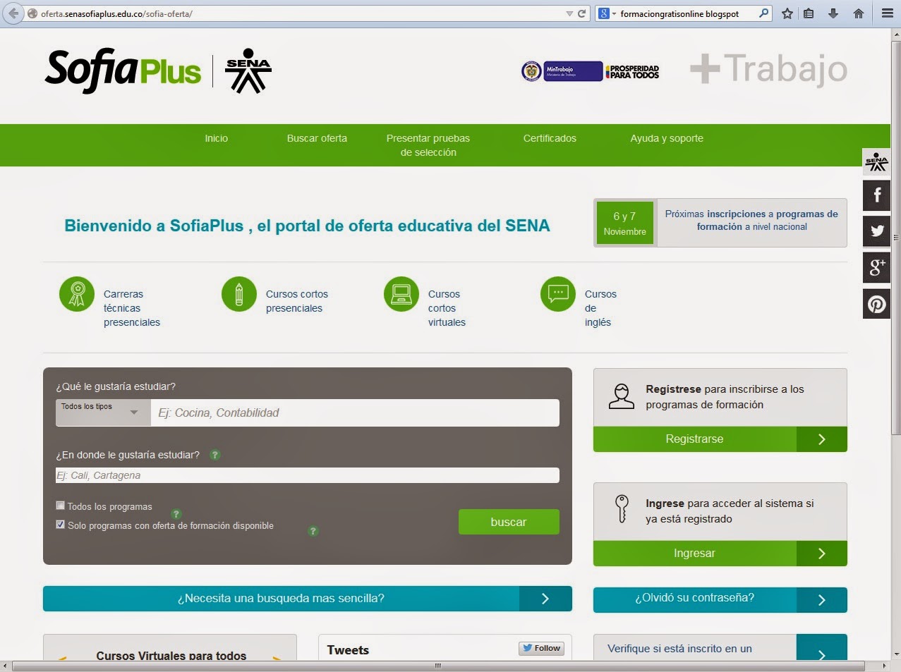 Formación gratis online: Cursos online gratuitos con diploma SENA Sofia ...
