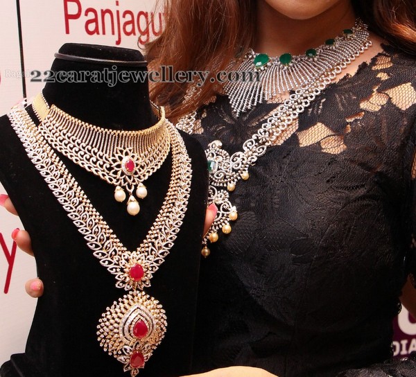 Heavy Diamond Set by Manepally Jewellers - Jewellery Designs