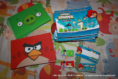 F1 Digital Scrapaholic: DIY Angry Birds Personalized Envelope