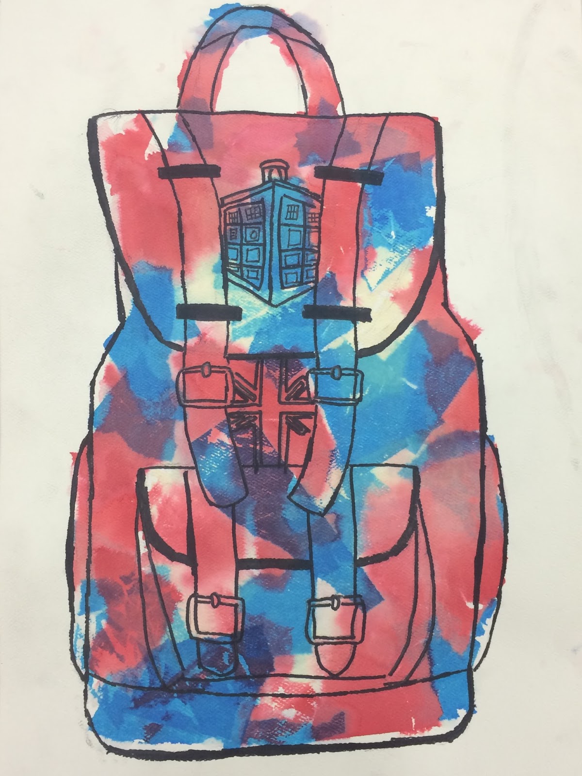 Mrs. Wille's Art Room: Advanced Art Backpack drawings