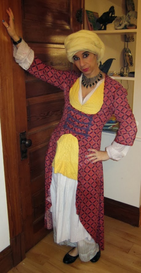 Red Snail Stitchery: Steampunk Sultana and the Simplicity 2172