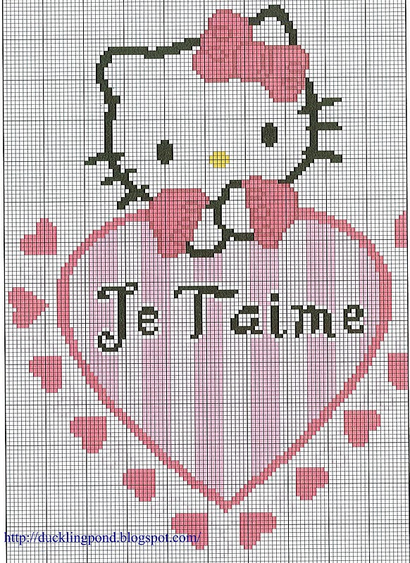 Ducklingpond: Hello Kitty - Cross stitch patterns