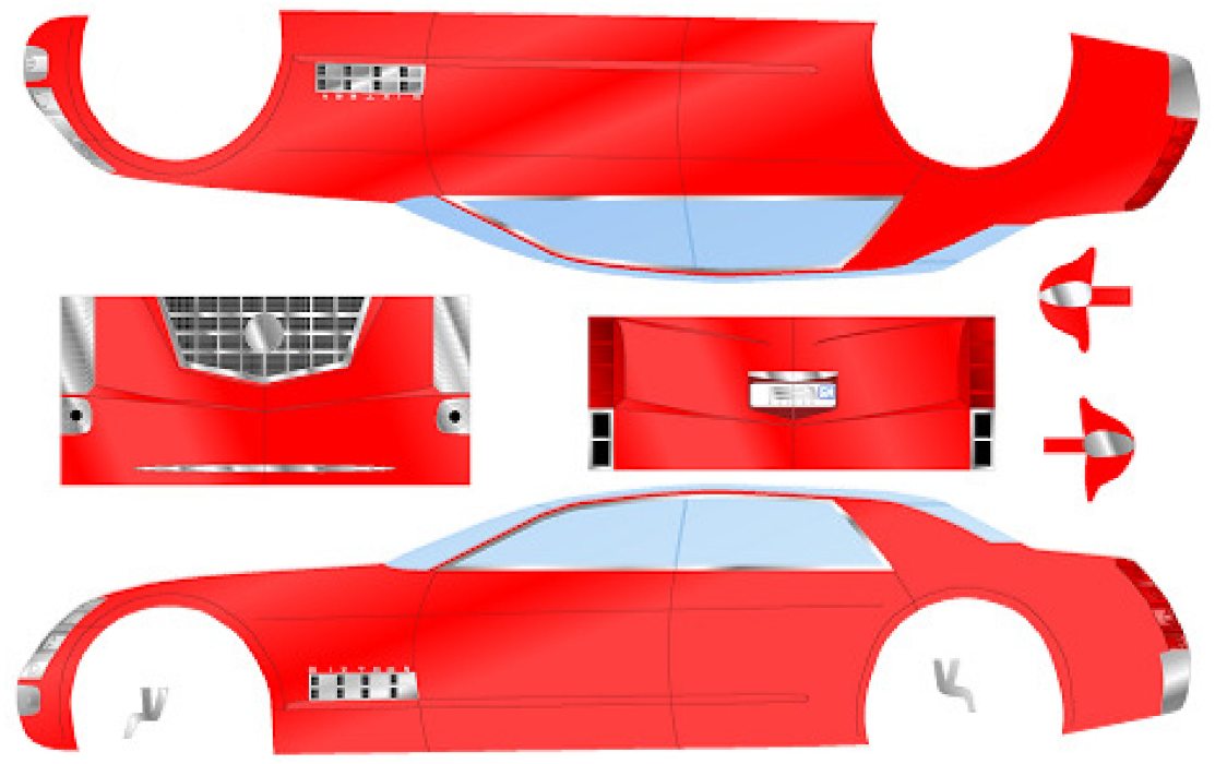 papermodelmatersexclusive's: hi and yet another cadillac that i truly ...