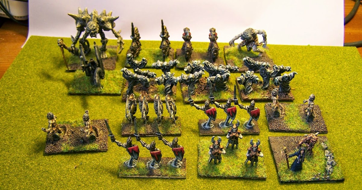 Ten and Fifteen Mil Wargames: 15mm Undead Army