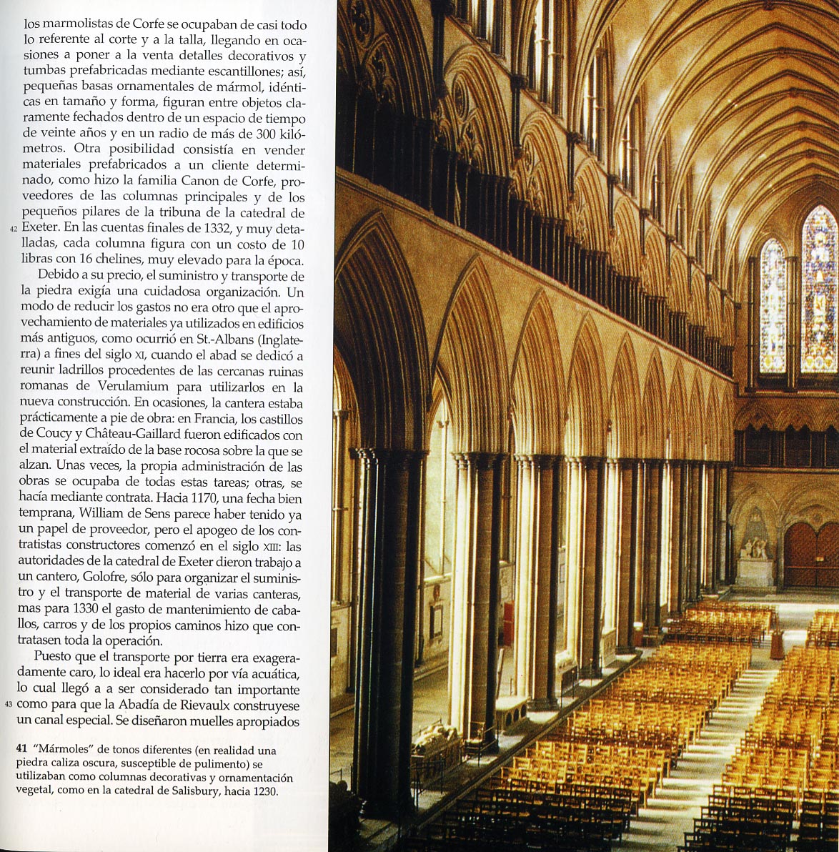 Medioevo y Renacimiento: Técnica constructiva, Coldstream