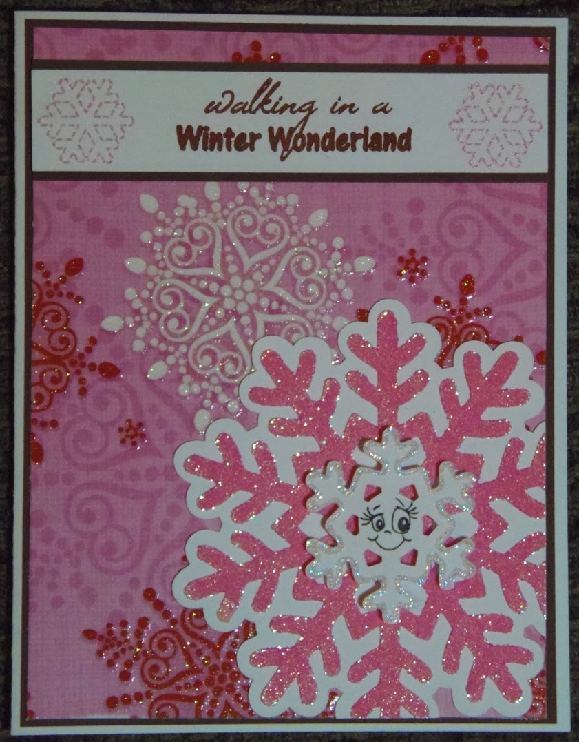 Craft with Bee: 25 Days of Christmas - Pink Winter Wonderland