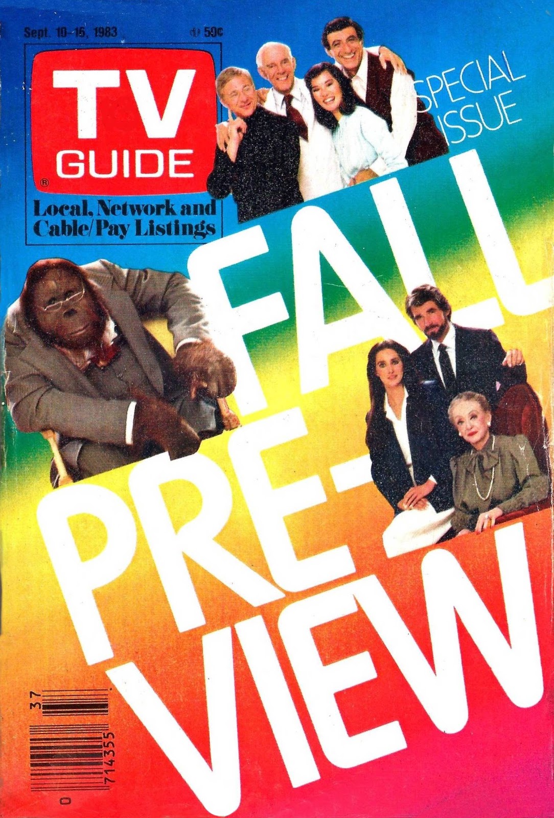 Past Print: TV Guide Fall Preview covers