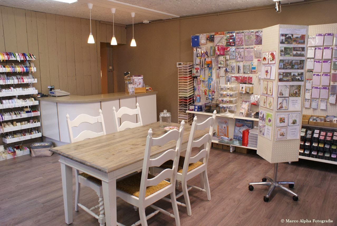 Crea Astrid: Opening nieuwe winkel van 't Hobby Schuurke.