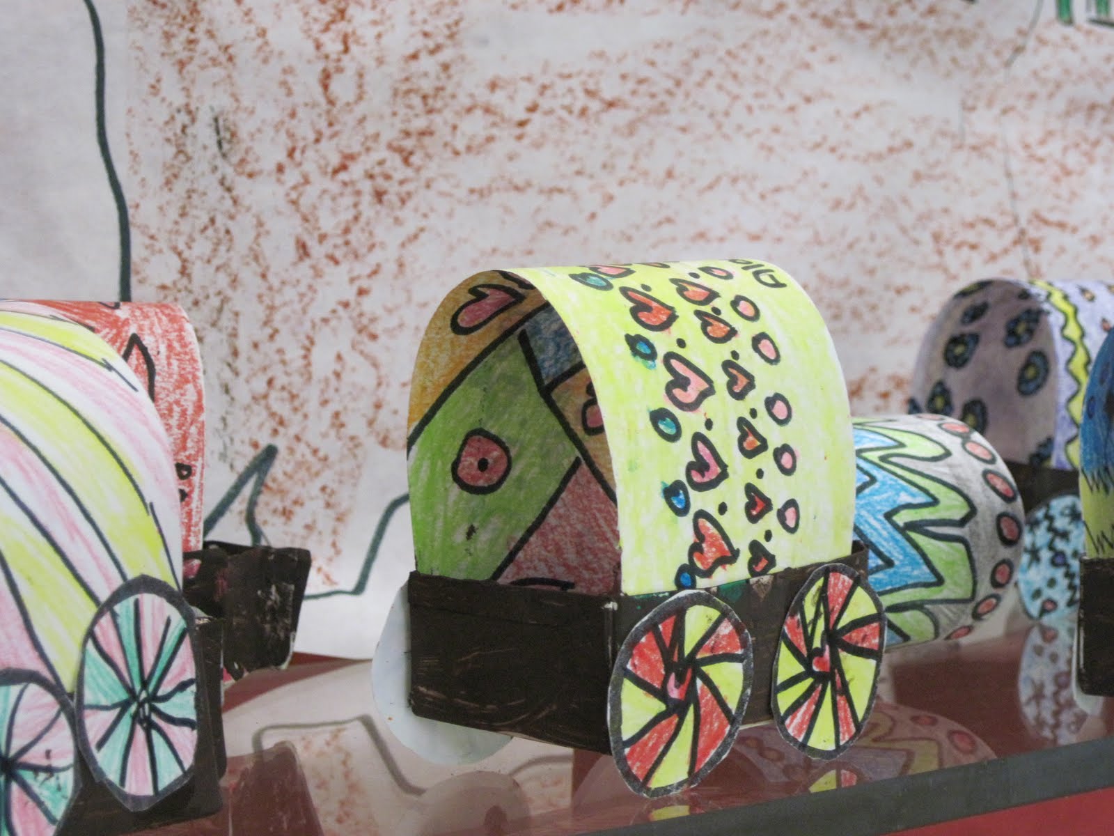 Lines, Dots, and Doodles: Covered Wagons, 2nd Grade