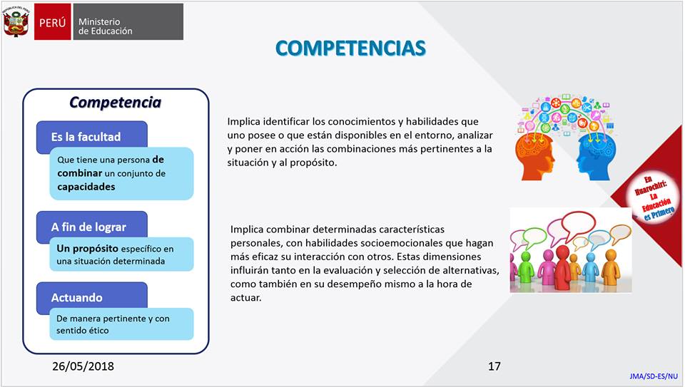 ¿QUE SON LAS COMPETENCIAS SEGÚN EL MINEDU? - Noticias actualizadas