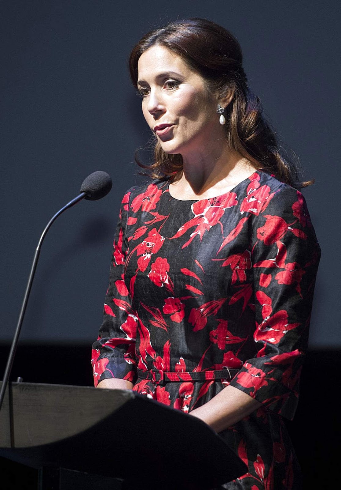 Crown Princess Mary Attends an Award Ceremony in Copenhagen