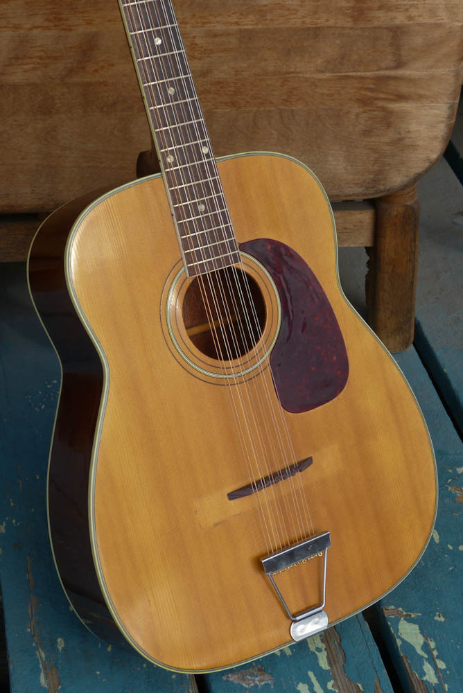 1967 Harmony H1270 Jumbo 12 String Guitar