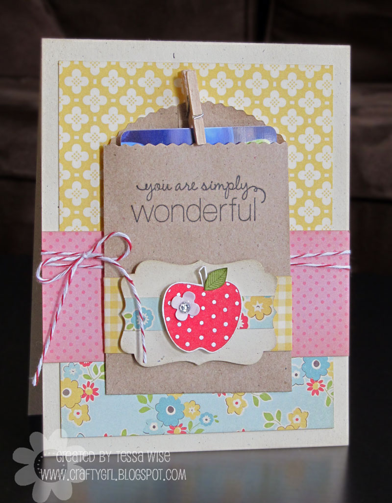 CRAFTY GIRL DESIGNS: Wonderful Teacher Card