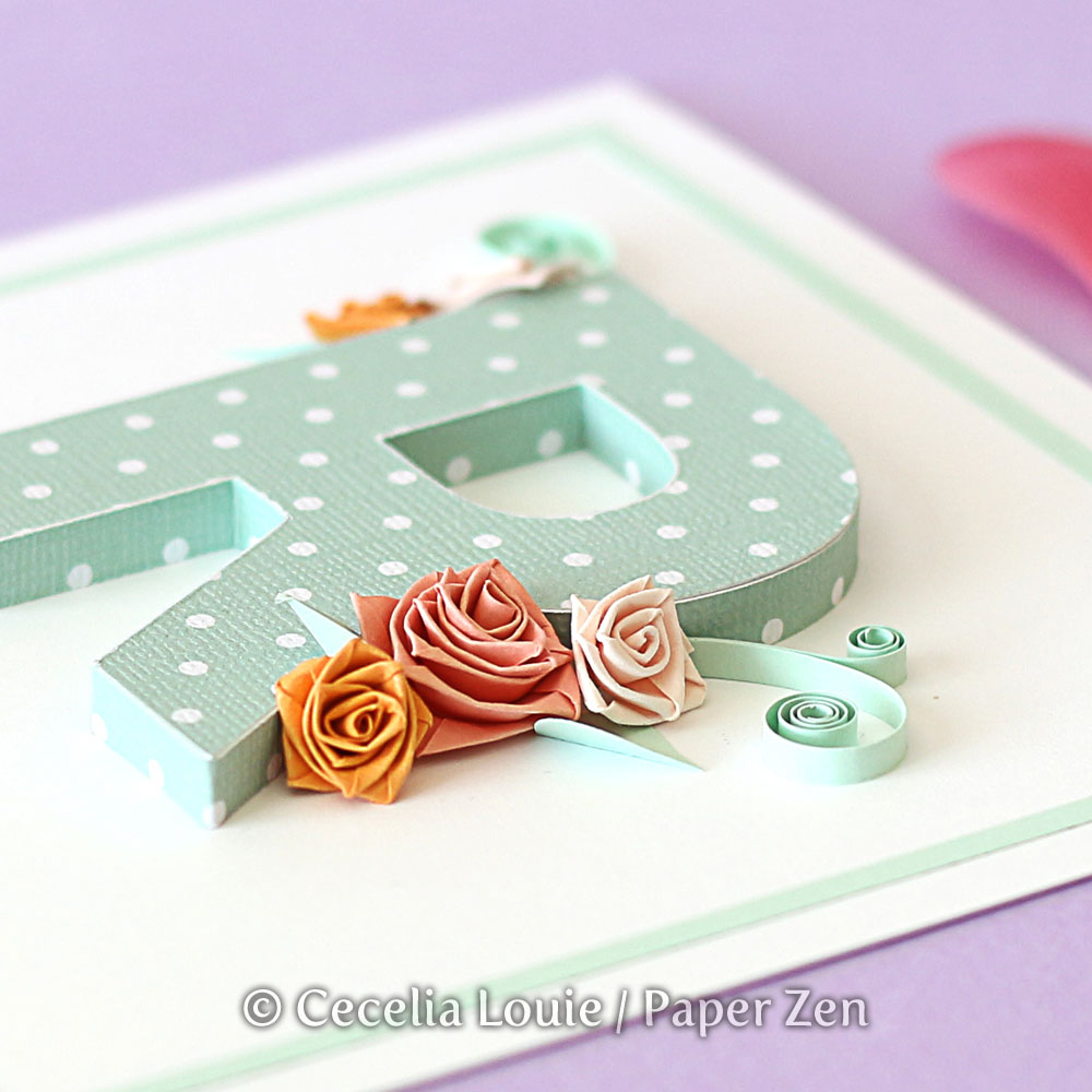 Welcome to Paper Zen ~ Cecelia Louie: Quilling Letter R and How to Make ...