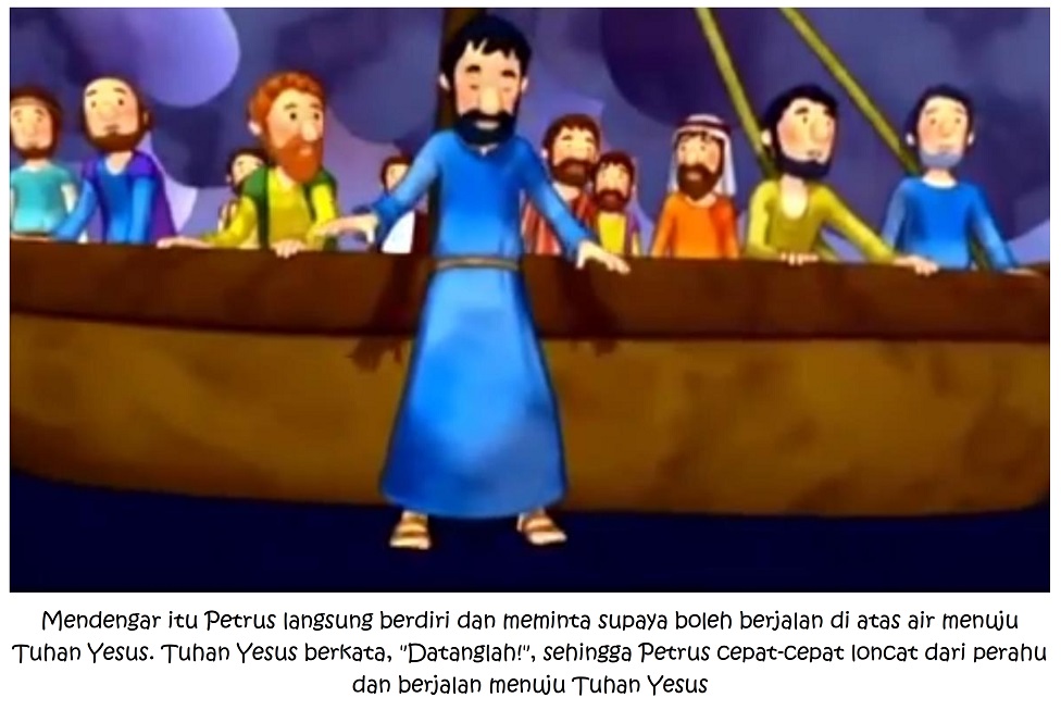 Sekolah Minggu Kreatif: Jangan Takut, Tuhan Pasti Menolong (Matius 14: ...