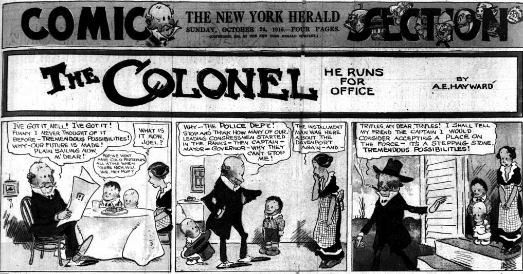 Berge's Cartoon Blog: 100 Years Ago: Colonel Corn