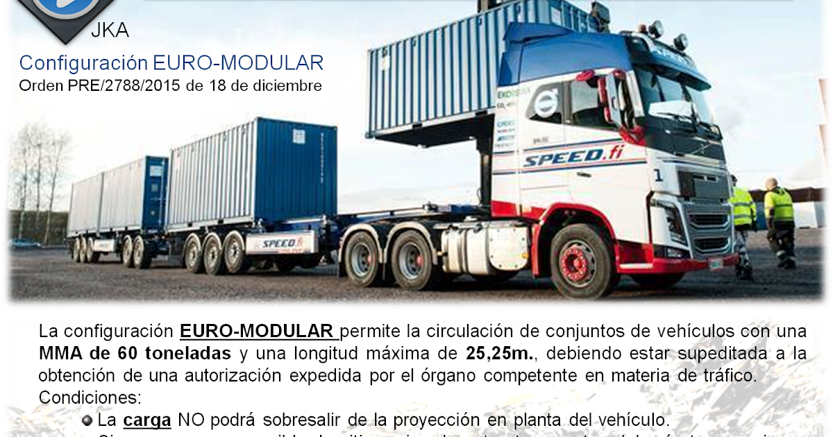 Seguridad vial y transporte: EMS. Sistema Modular Europeo