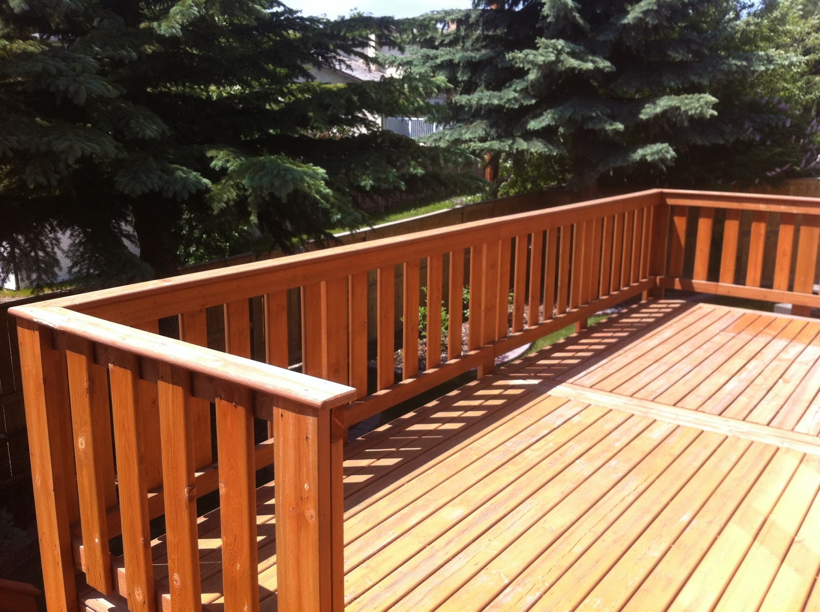 Illustrious Paint Works: Behr Natural Cedar Tone SemiSolid Deck