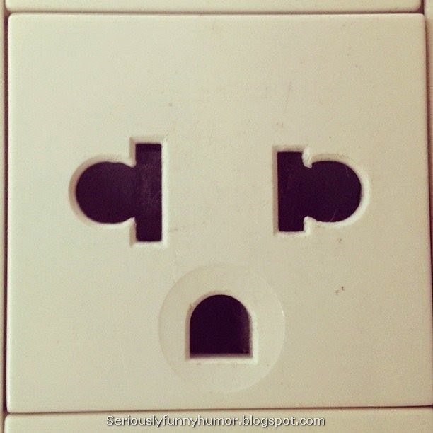 Confused or Surprised wall socket? | Seriously Funny Humor