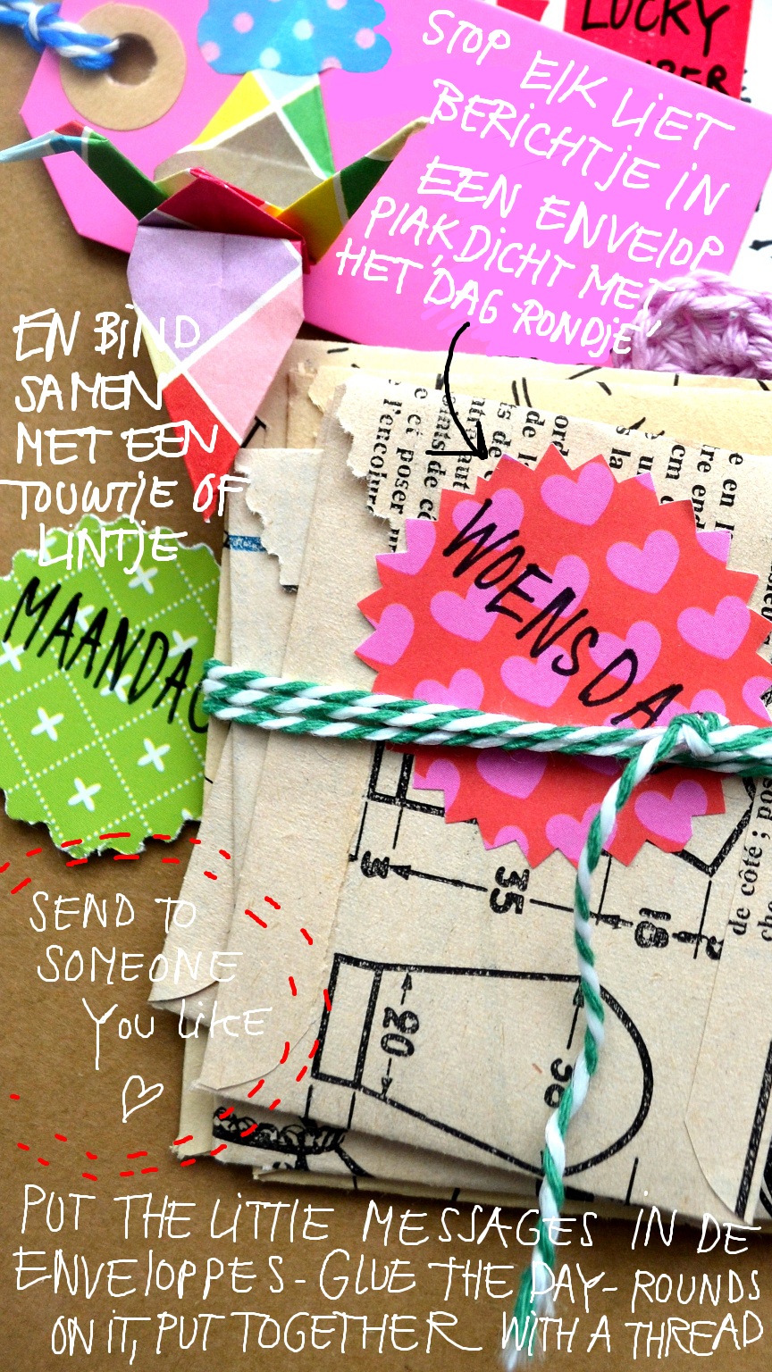 ingthings: DIY little envelopes with a message...♥