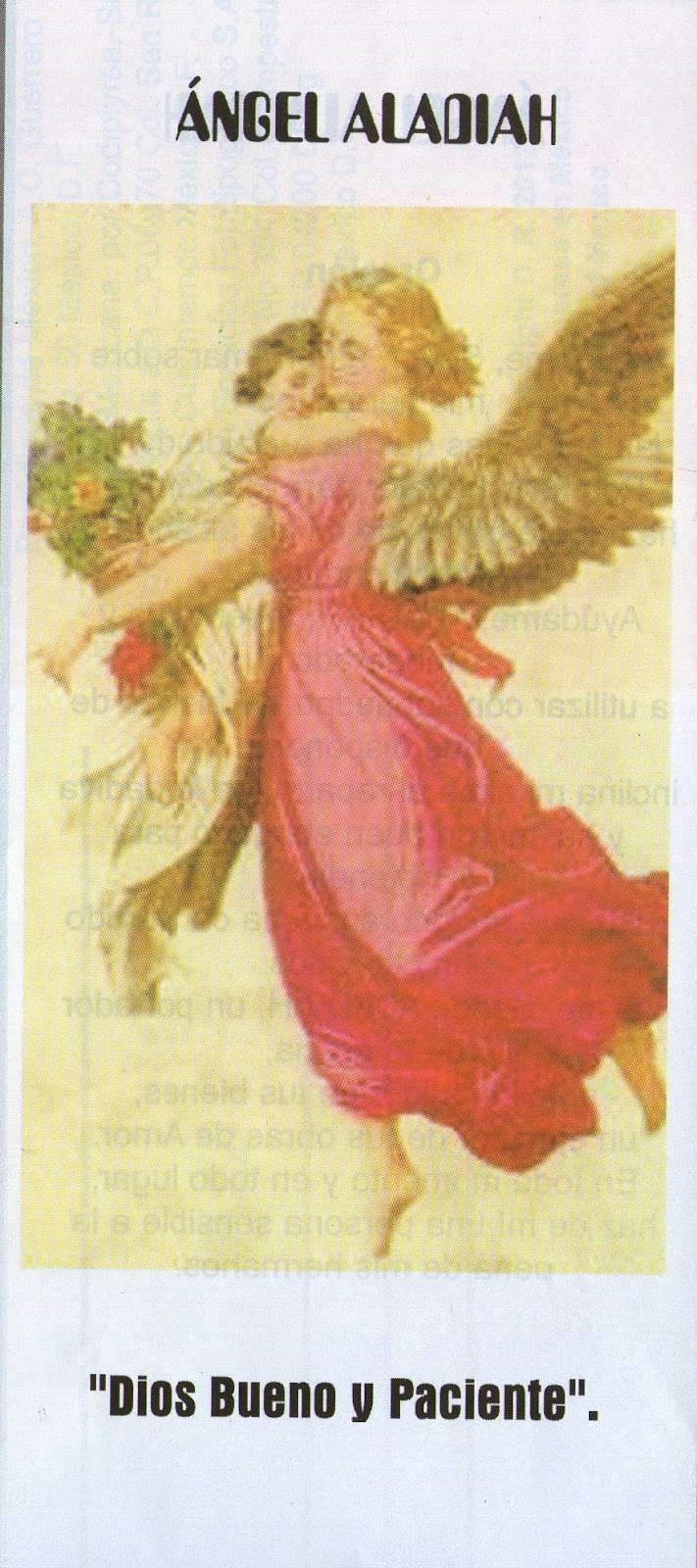 ESPIRITUALIDAD: ANGEL ALADIAH