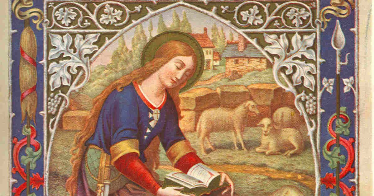 Saint January 3 : St. Genevieve : #Virgin : #Patroness of #Paris