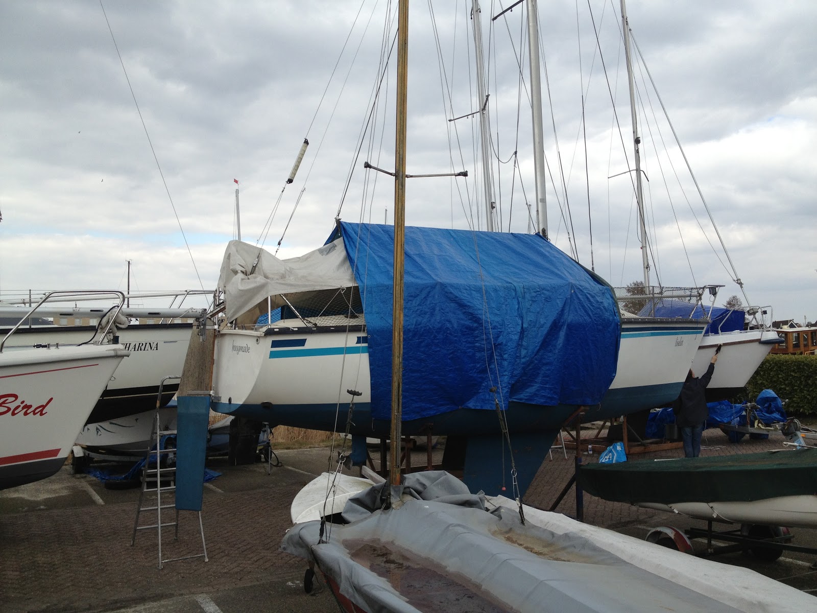 Sailing a Kelt 760 yacht