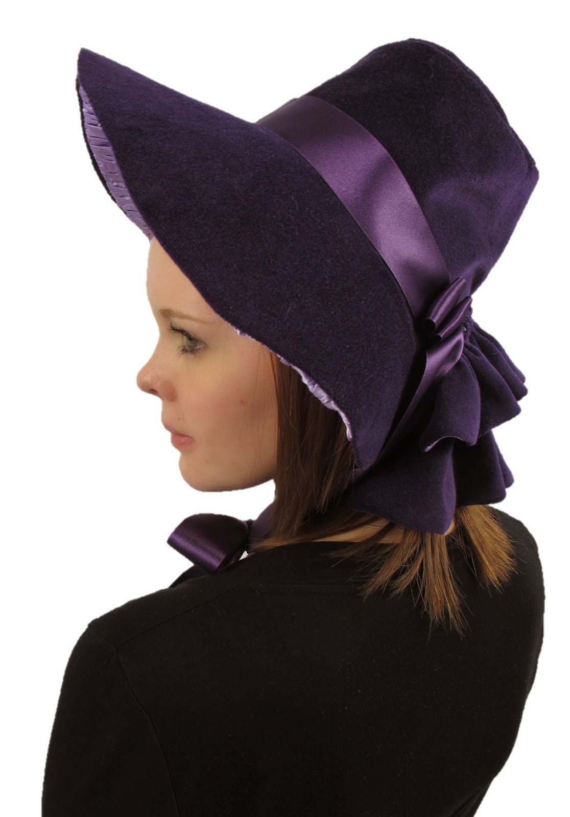SEW SPECIAL: Purple Velvet Bonnet