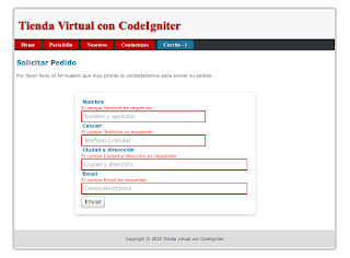 Programador Php: Validar un formulario con Jquery en CodeIgniter