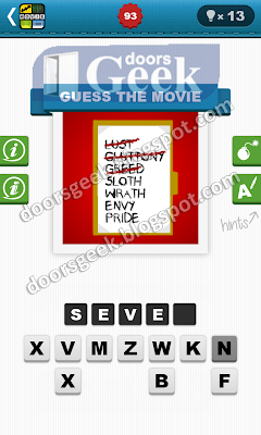 Movie Quiz Level 93 (bubble quiz games) ~ Doors Geek