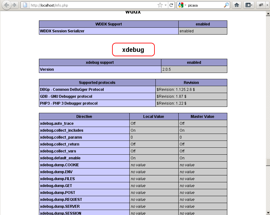El zulo de Impalah: Entorno de Desarrollo (III) - Eclipse y xdebug