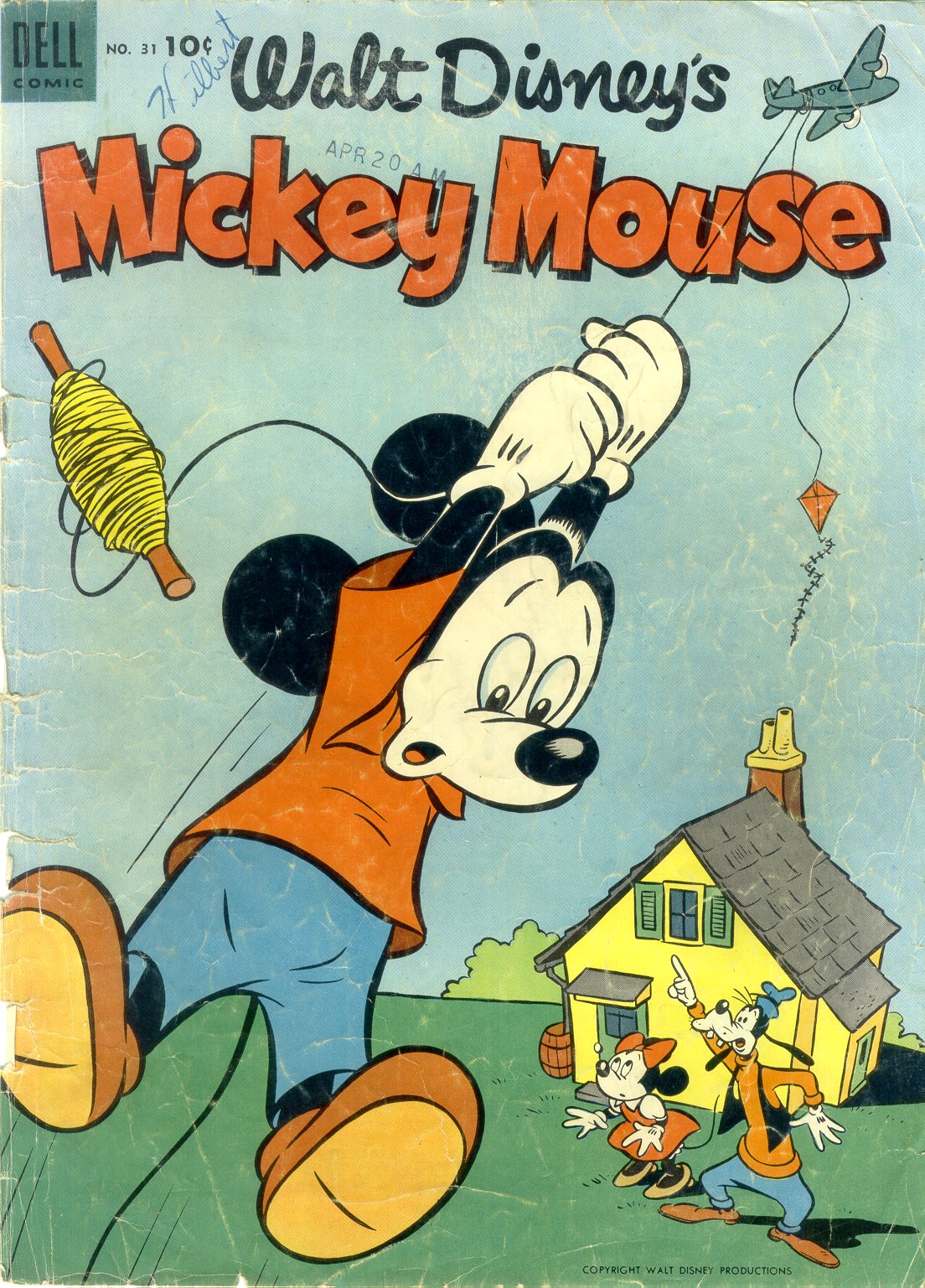The comic´s source: Mickey Mouse 031 (1953) - Dell