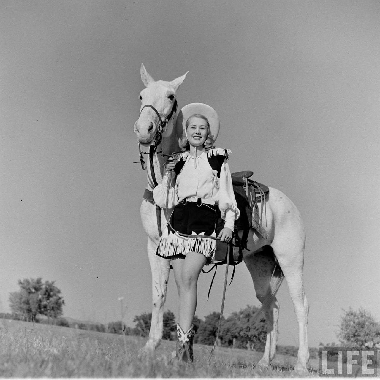 Riding Clothes: Women's Rodeo Fashion at Flying L Ranch, 1947 ~ Vintage ...