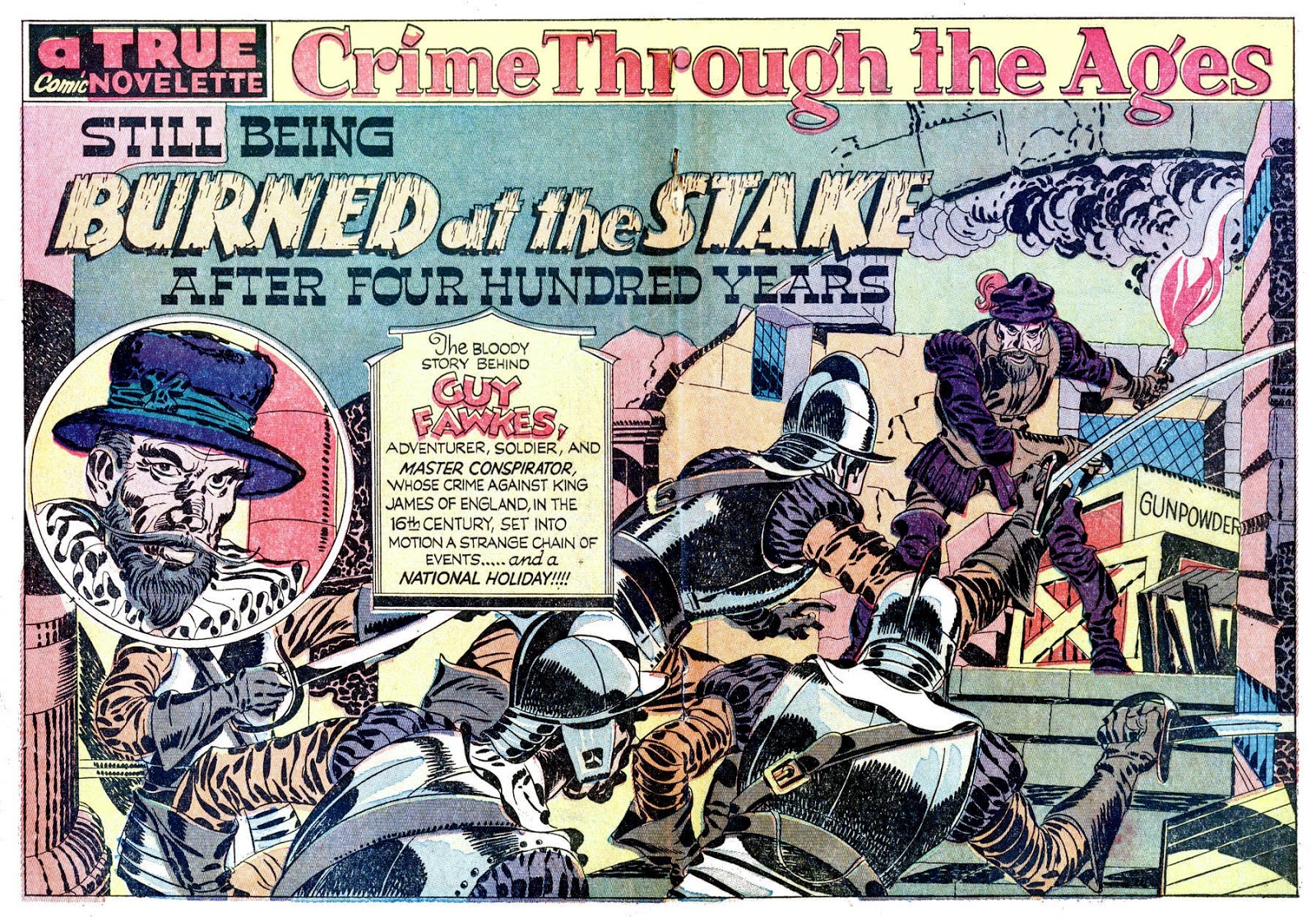Pappy's Golden Age Comics Blogzine: Number 2301: The Gunpowder Plot