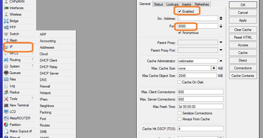 Cheat Sheet IT: Transparant Proxy on Mikrotik