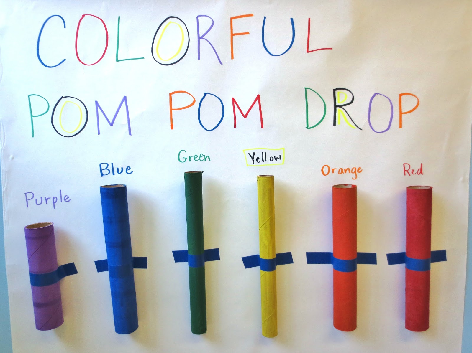 Princesses, Pies, & Preschool Pizzazz: Pom-Pom Color Fun for Toddlers