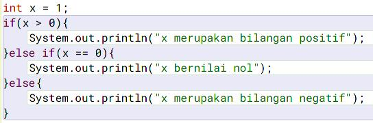 Dasar-dasar Pemrograman : Percabangan II dalam Java beserta Contoh Soal