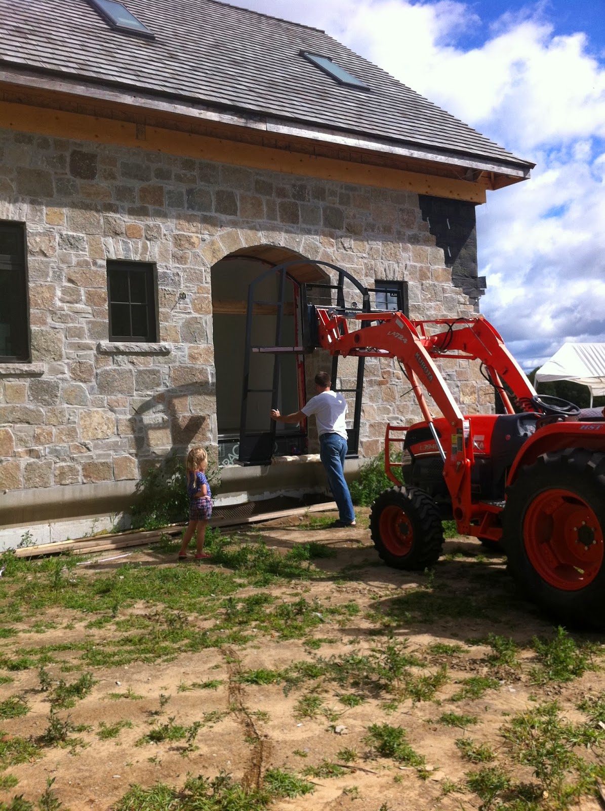Building Walnut Farm: Belgian Style Steel Door