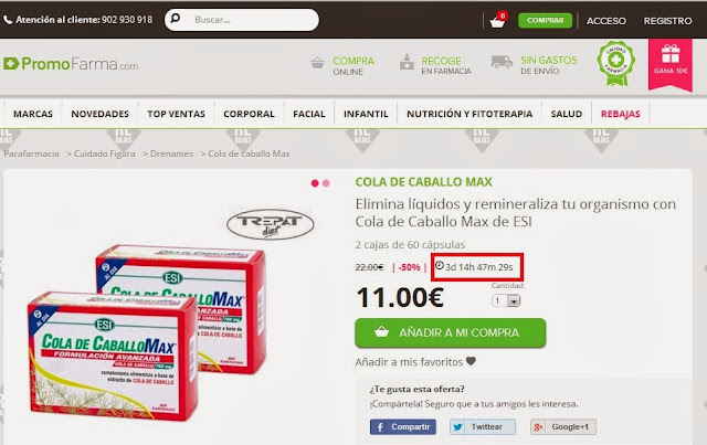 Consigue 5 euros de descuento en Promofarma (grandes descuentos en ...