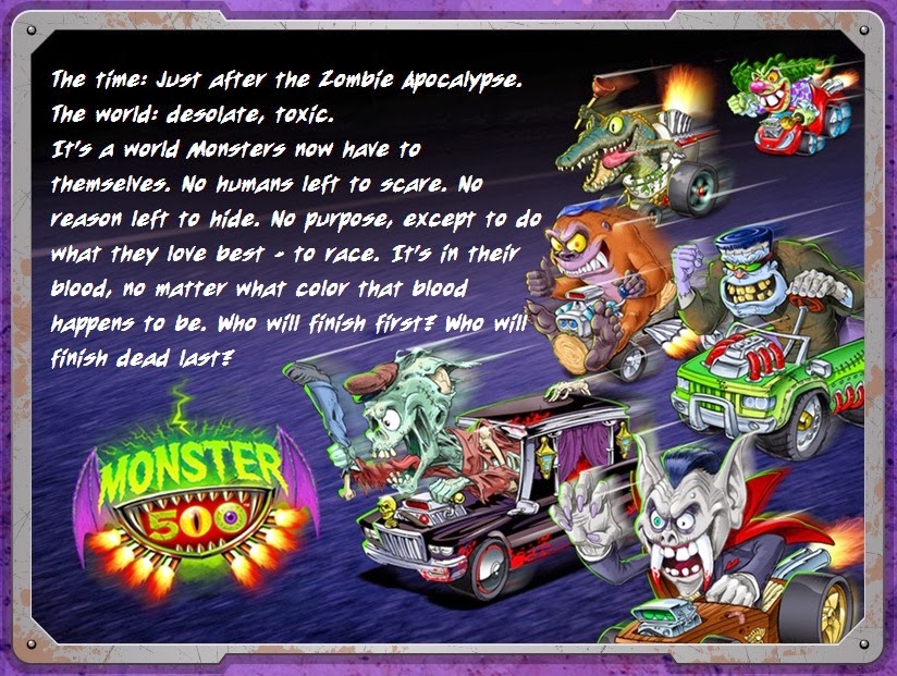 The Haunted Spookshow Of Channel X: The Monster 500 Races On!