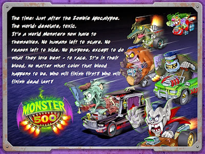 The Haunted Spookshow Of Channel X: The Monster 500 Races On!