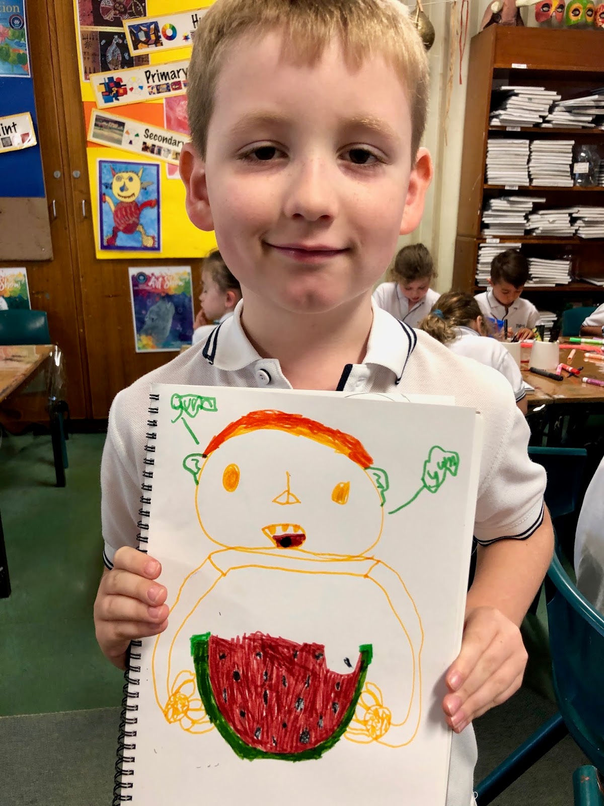 TNPS Student Artists: KINDERGARTEN AND YEAR 2 FREE DRAWING