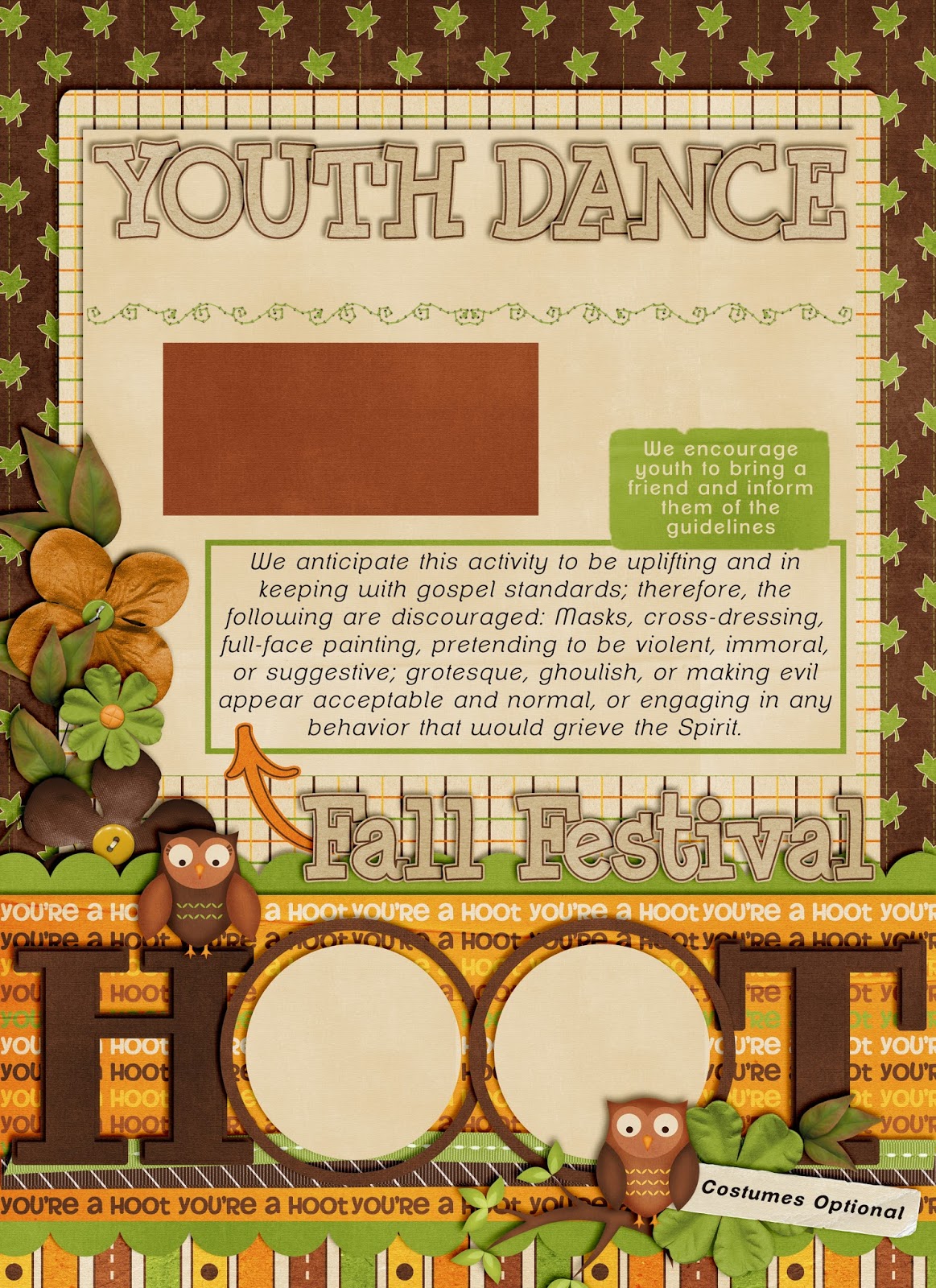 Steadfast and Immovable: Fall Festival Flyer FREEBIE