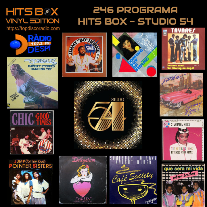 246 Programa Hits Box | Especial Studio 54 - Topdisco Radio