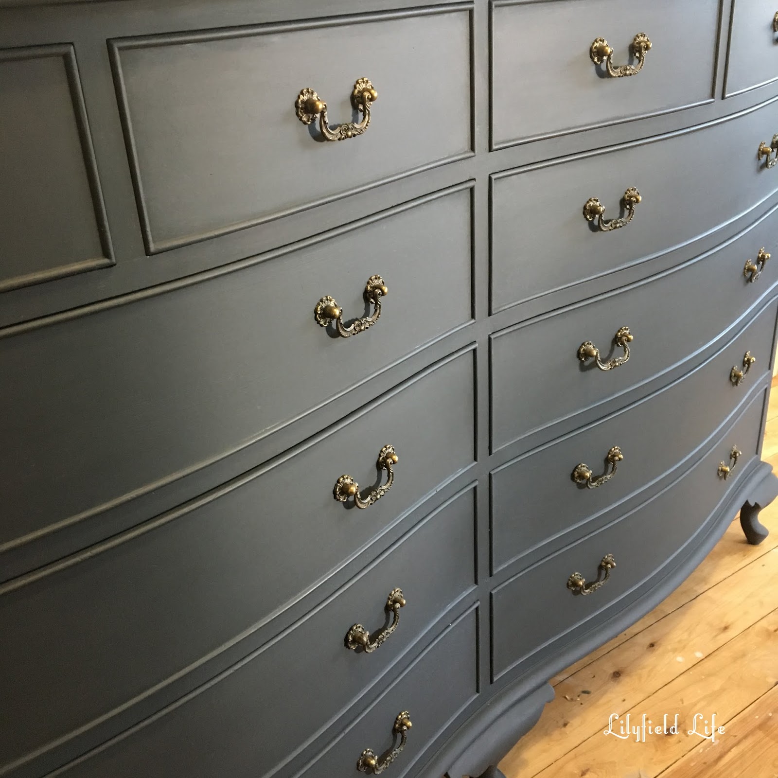 Lilyfield Life: Magnificent French drawers - ASCP Graphite