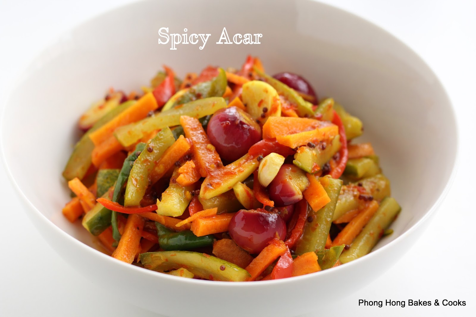 PH the Malaysian Carnivore: Spicy Cucumber Acar (Acar Timun)