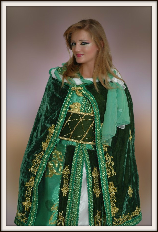 Caftan vert - Caftan Marocain - Djellaba Marocaine : Djellaba 2014 ...