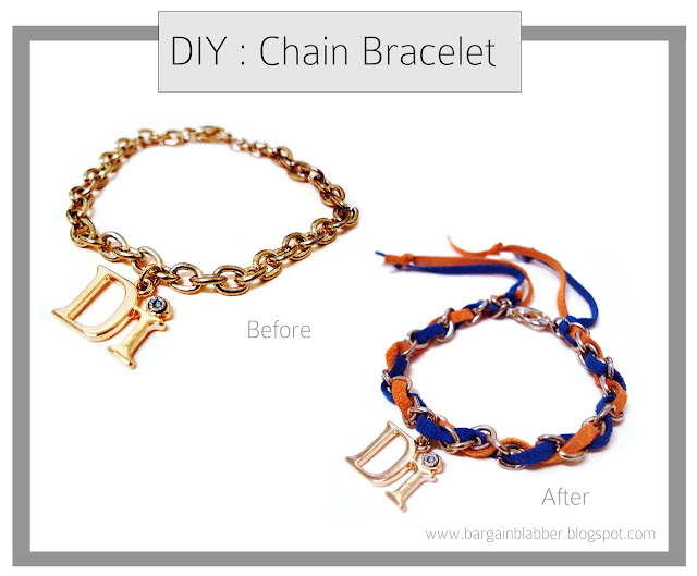 DIY: Chain Bracelet ~ Bargain Blabber